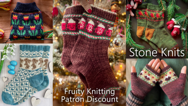 Episode 150 - Joyful Colorwork Socks - Stone Knits - Fruity Knitting